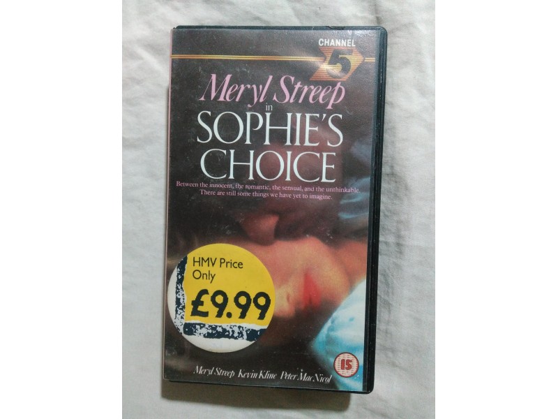 Sophie`s Choice, VHS