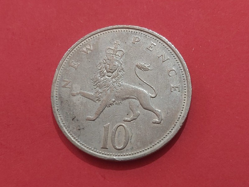 Britanija - 10 pence 1969 god