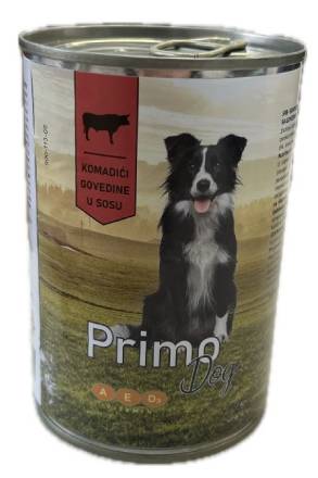 Primo Dog govedina konzerva 415g