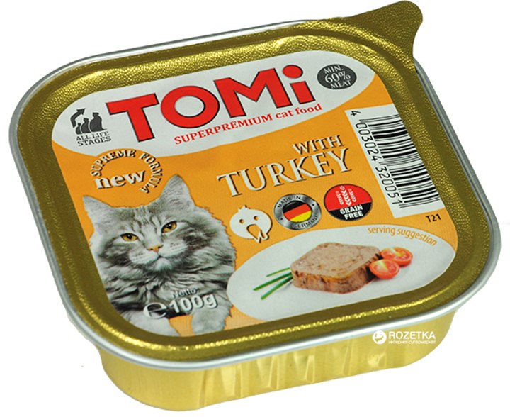 Tomi Cat Ćuretina pašteta 100g