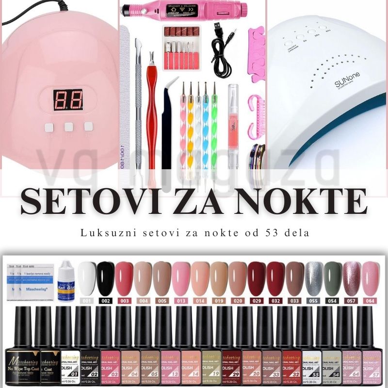 Set za Nokte sa UV/LED Lampom – Najnovije