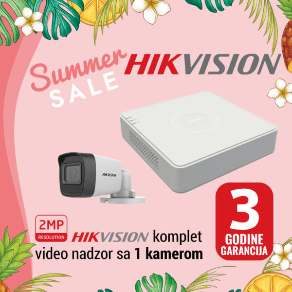 SUMMER 2MP Hikvision sa 1 kamerom