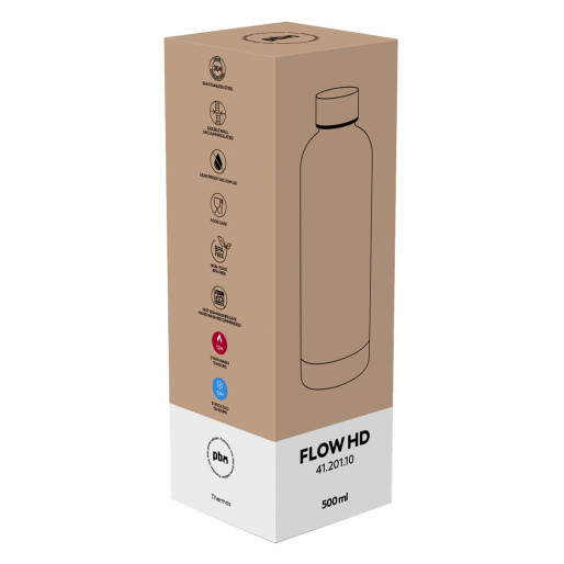 FLOW HD, TERMOS, 500 ML, CRNI