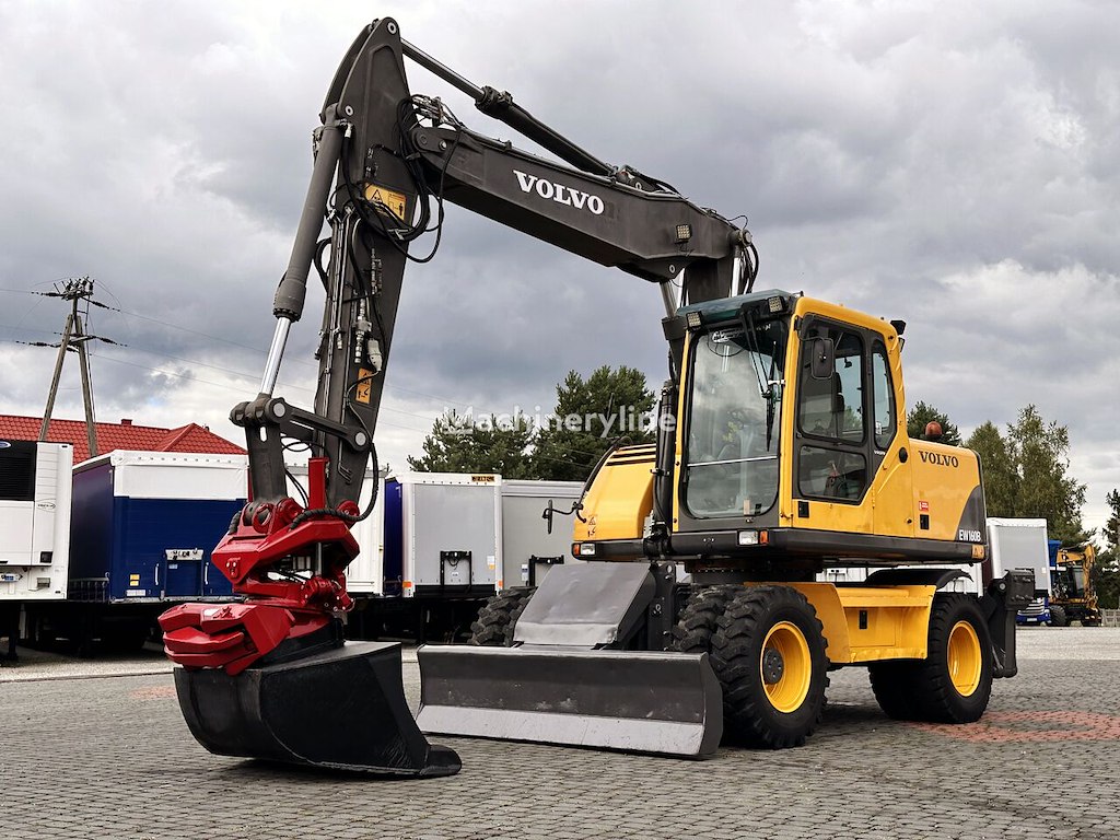 Volvo EW 160B / ROTOTILT SANDCO / Air Condition / Sweden Machine bager točkaš