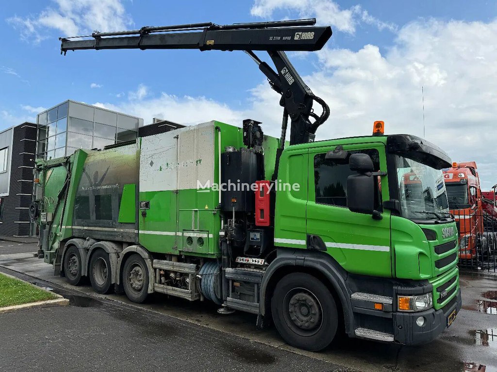 Scania P360 8X2 - HIAB 211BW-3 + FAUN VARIOPRESS - ONLY 198.135 KM pokretna dizalica