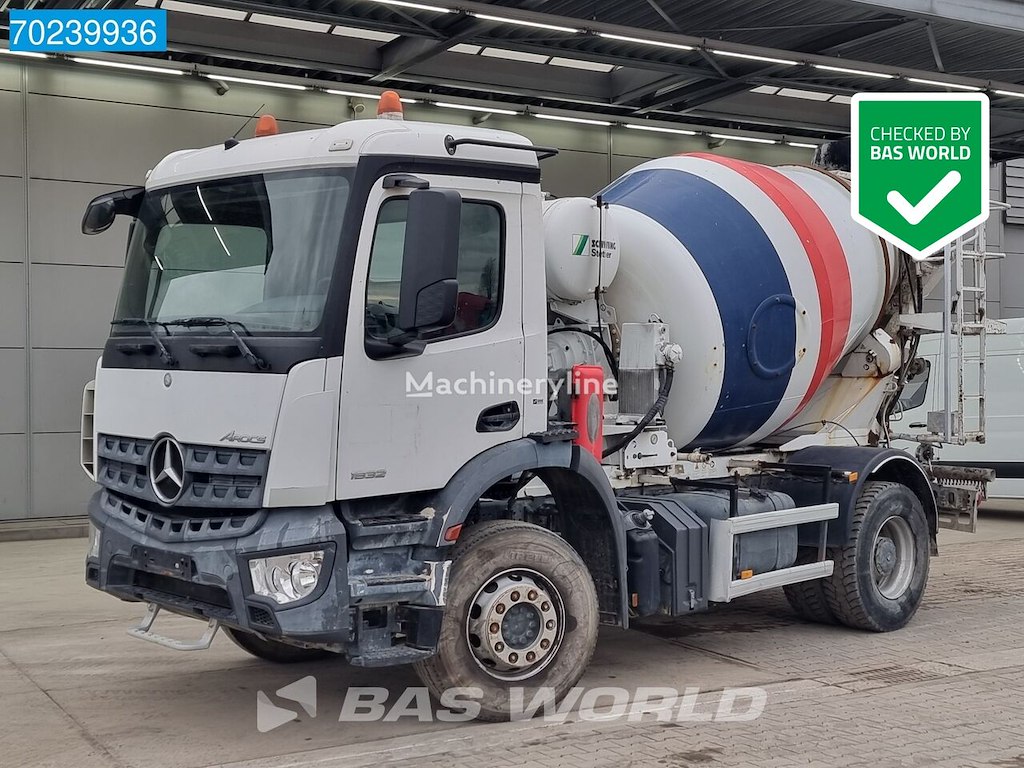 Mercedes-Benz Arocs 1832 4X2 Schwing Stetter 4m3 Full Steel Hub-Reduction Euro kamion s mešalicom za beton