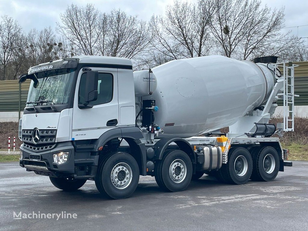 Novi Euromix MTP na šasiji Mercedes-Benz kamion s mešalicom za beton