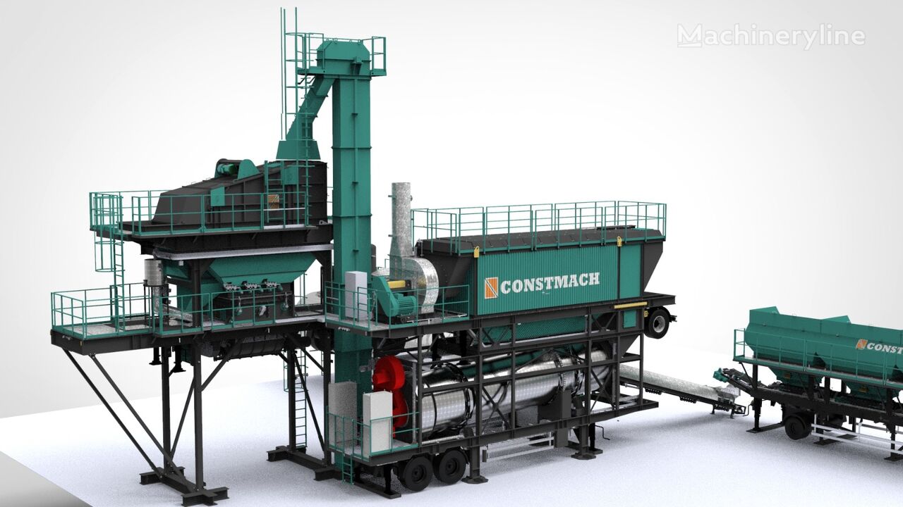 Nova Constmach Batch Type Mobile Asphalt Plants Delivered from Stock asfaltna baza