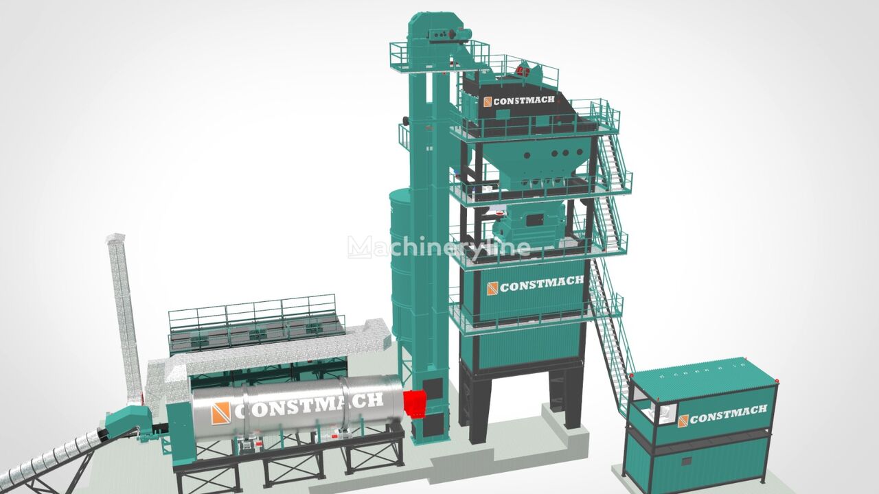 Nova Constmach Stationary Asphalt Plant Delivered from Stock 2 Years Warranty asfaltna baza