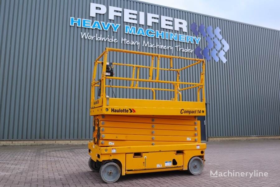 Haulotte Compact 14 Electric, 14m Working Height, 350kg Cap makazasta platforma