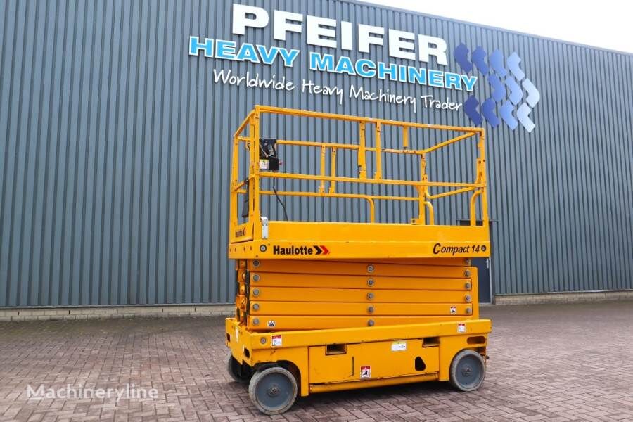 Haulotte Compact 14 Electric, 14m Working Height, 350kg Cap makazasta platforma