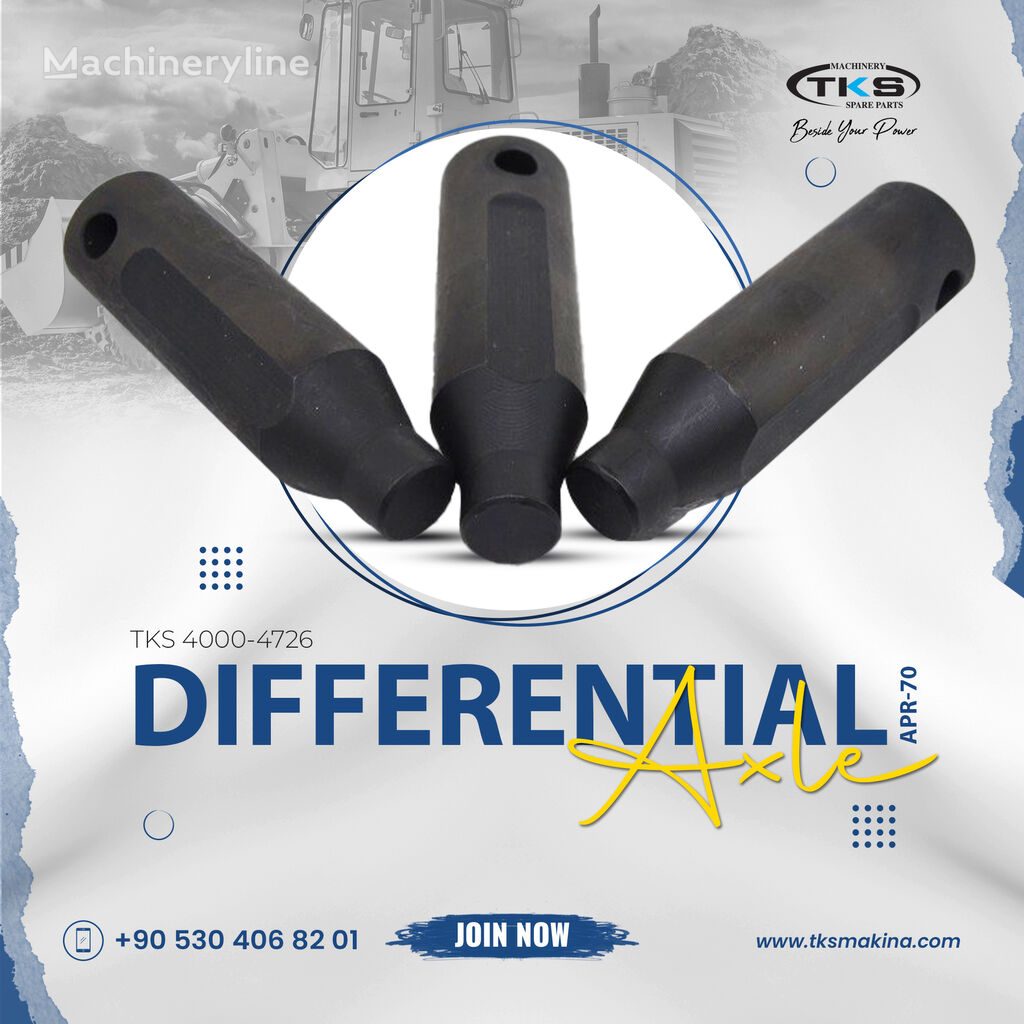 DIFFERENTIAL AXLE - ISTAVROS DİŞLİ MİLİ - ISTAVROS DİŞLİ MİLİ İKİLİ ZF za prednjeg utovarivača