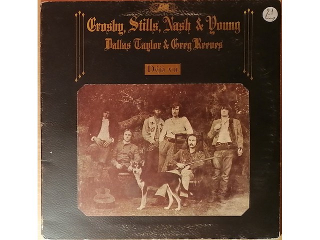 LP CROSBY, STILLS, NASH &;;; YOUNG - Deja Vu (1974) UK VG+