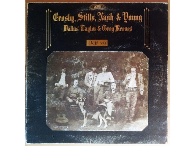 LP CROSBY, STILLS, NASH &;; YOUNG - Deja Vu (1971) UK, VG