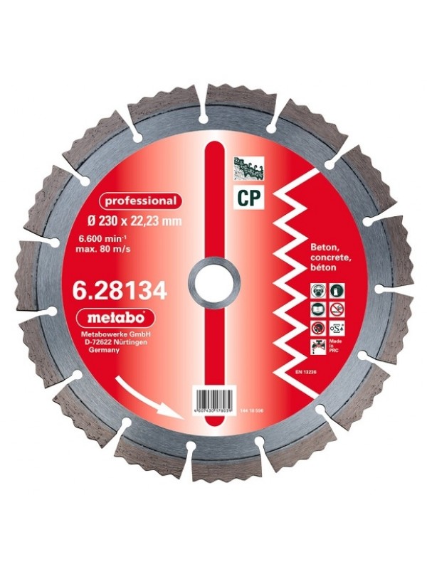 Metabo Dijamantski disk 125mm PROFESSIONAL CONCRETE, 628130000