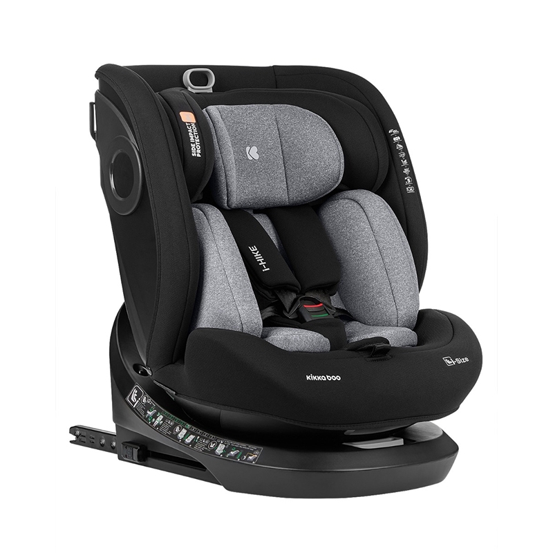 Kikka Boo i-Hike Isofix i-Size auto sedište 40-150cm Light Grey