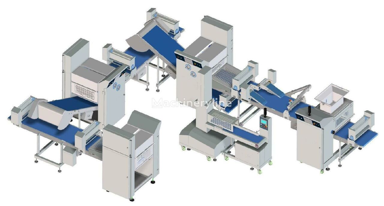 Novi BTI Dough Lamination Line U Shape laminator za testo