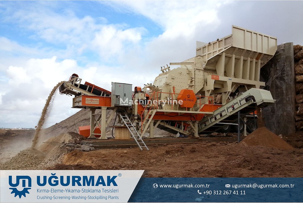 Novo Uğurmak Mobile Crushing Screening Unit 500 Tph mobilna postrojenje za drobljenje