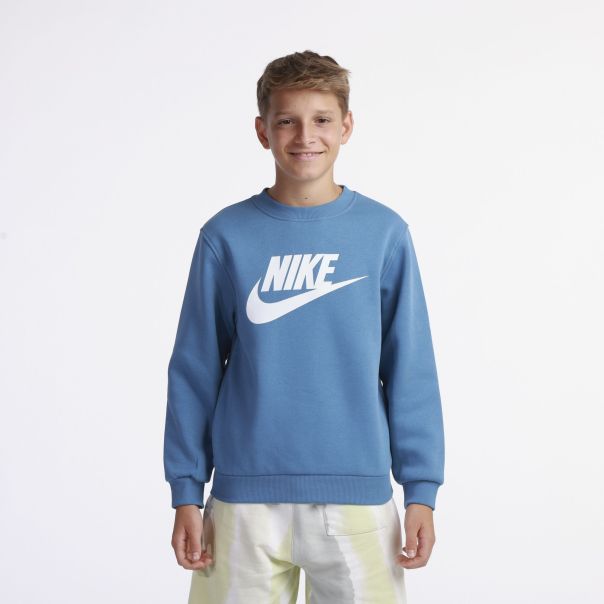 NIKE Duks k nsw club flc crew ls hbr BG