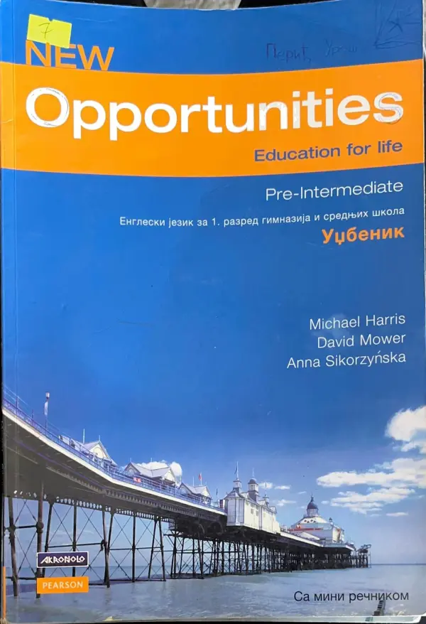 Engleski jezik New Opportunities Pre-Intermediate Strudents book