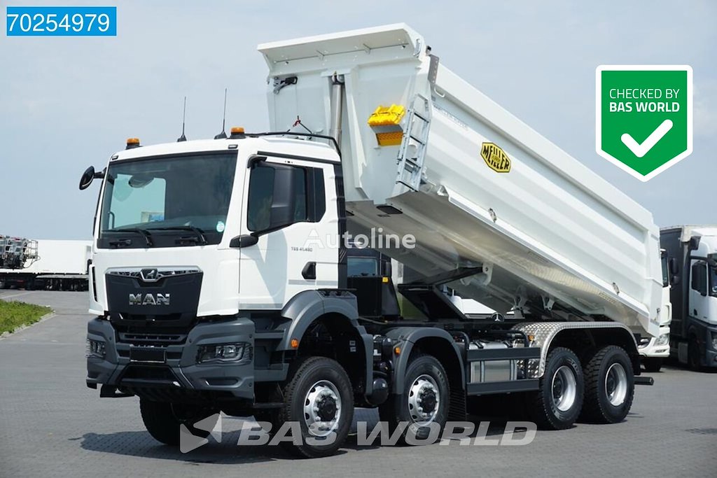 Novi MAN TGX 41.480 8X6 NEW! Meiller Kipper 19 m3 Big-Axle Steelsuspensio kiper