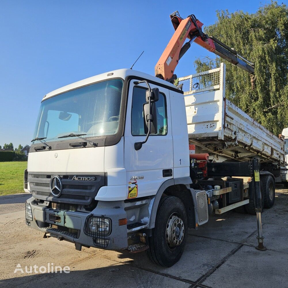 Mercedes-Benz ACTROS 2636 6X4 TIPPER CRANE 15002 EPS kiper