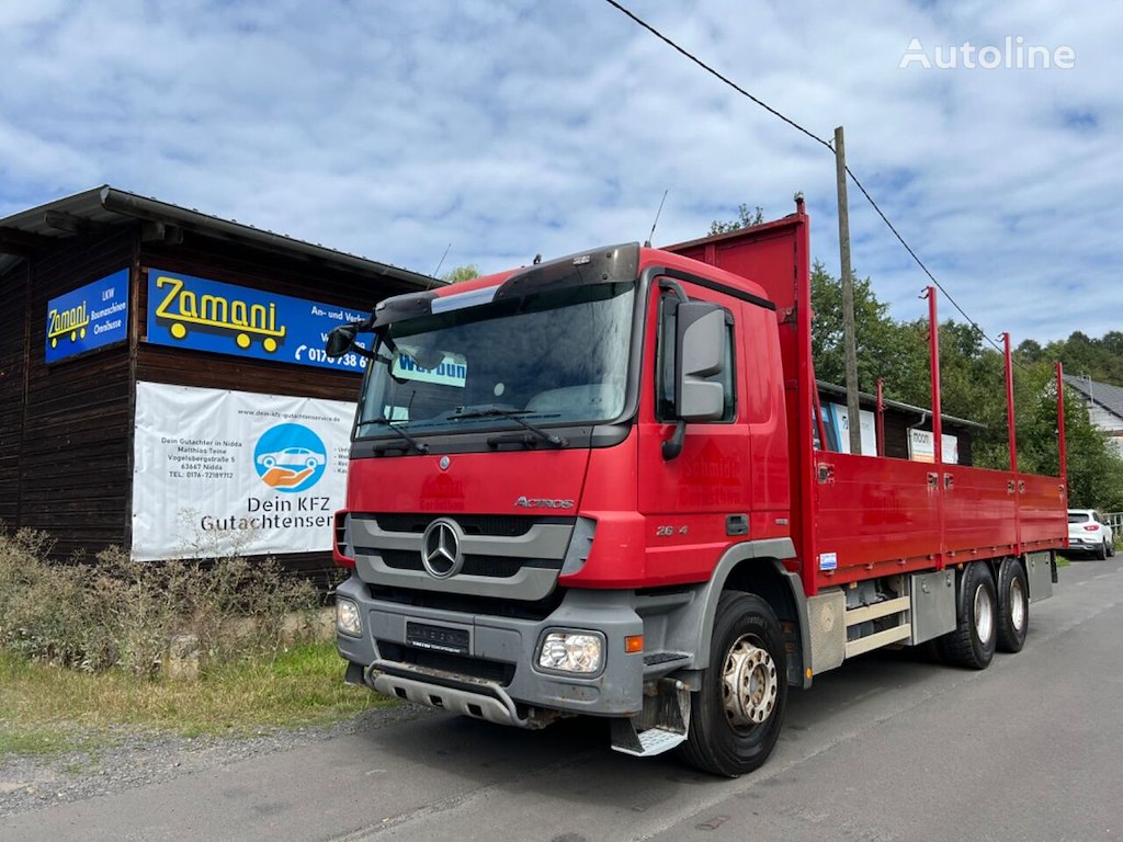 Mercedes-Benz Actros 2644 6X4 BL kamion s ravnom platformom