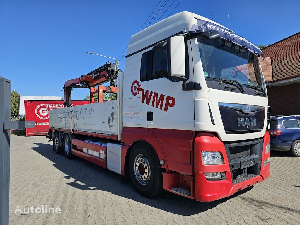 MAN TGX 26.440 kamion s ravnom platformom