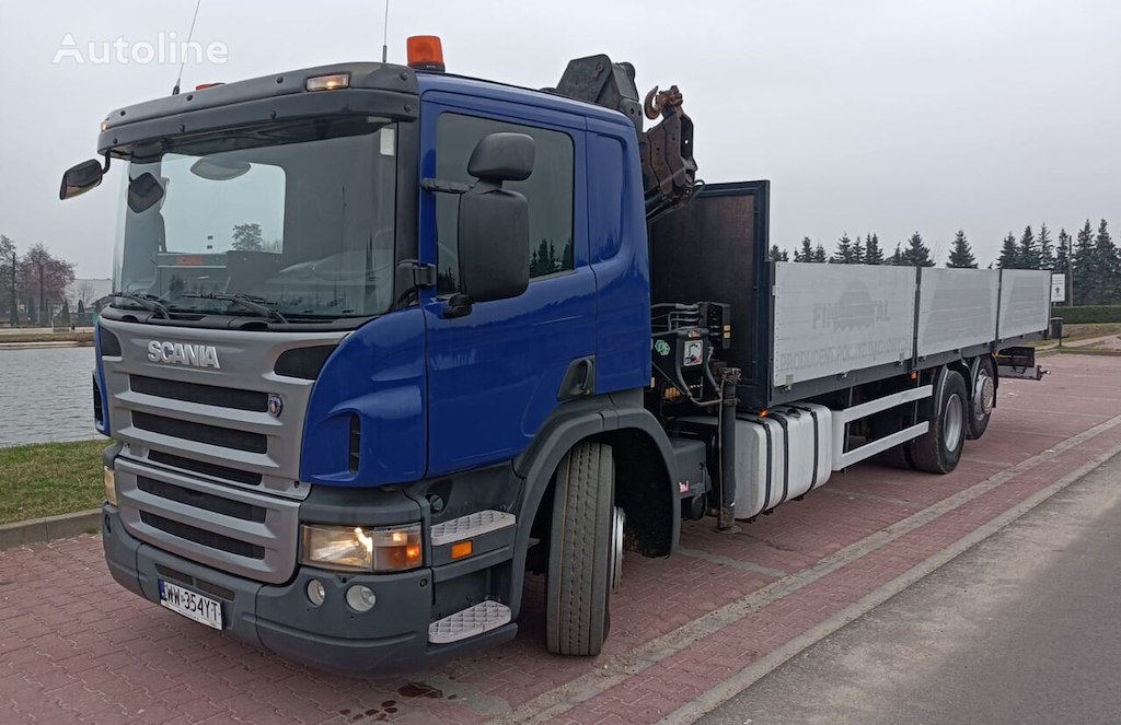 Scania P 340 Hds kamion s ravnom platformom