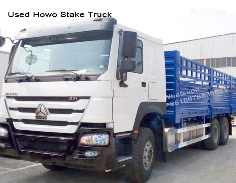 Howo Cargo Truck Fence Truck for Sale kamion s ravnom platformom