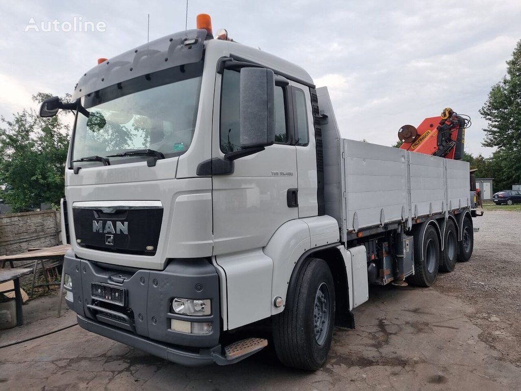 MAN TGS 35.480 kamion s ravnom platformom