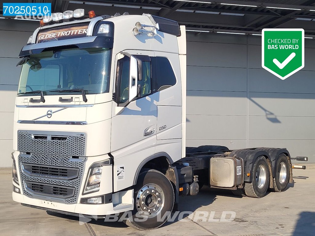 Volvo FH16 650 6X4 FH16 Retarder PTO VEB+ I-Park Cool Alcoa's kamion šasija