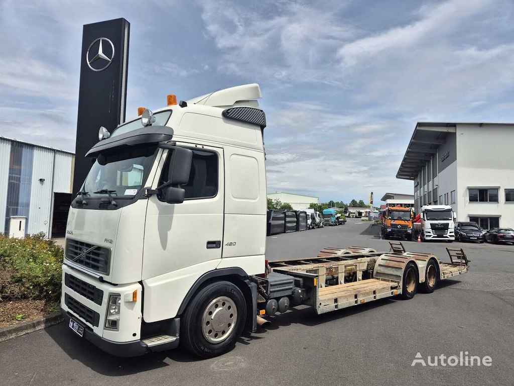 Volvo FH12 420 6x2 Spezial Forst-Maschinen Transporter kamion šasija