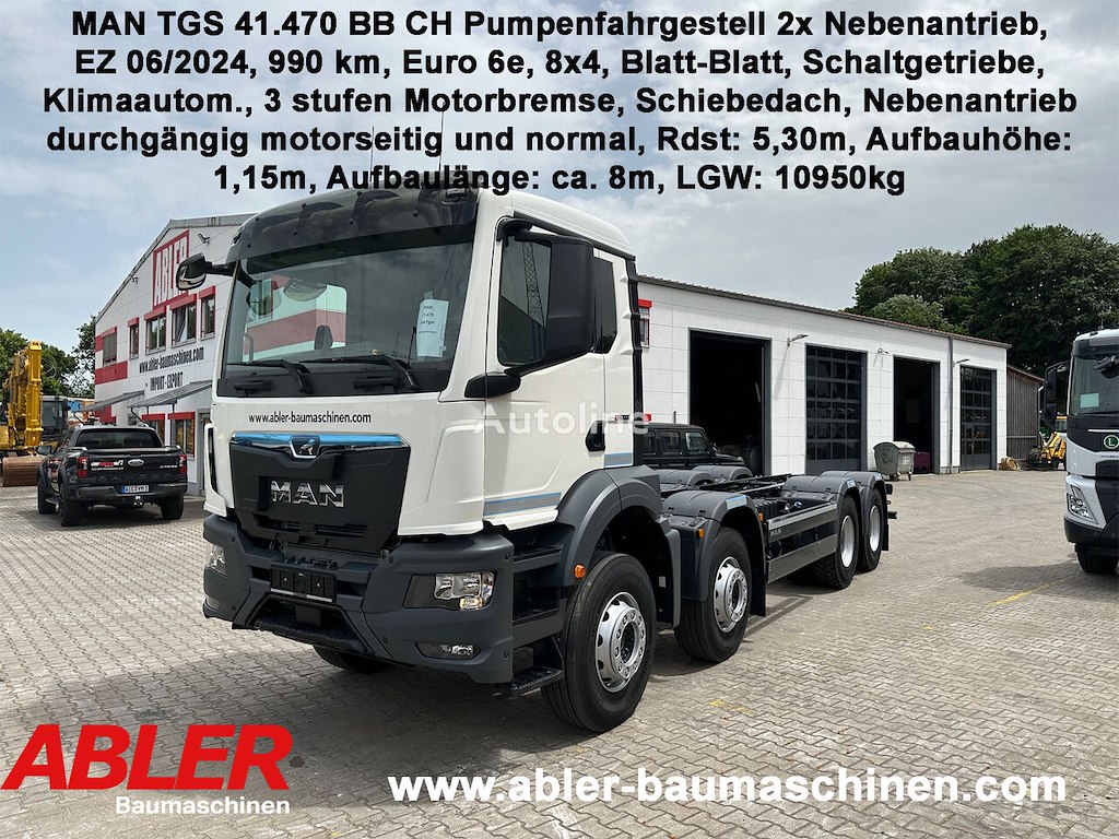 MAN TGS 41.470 BB CH kamion šasija