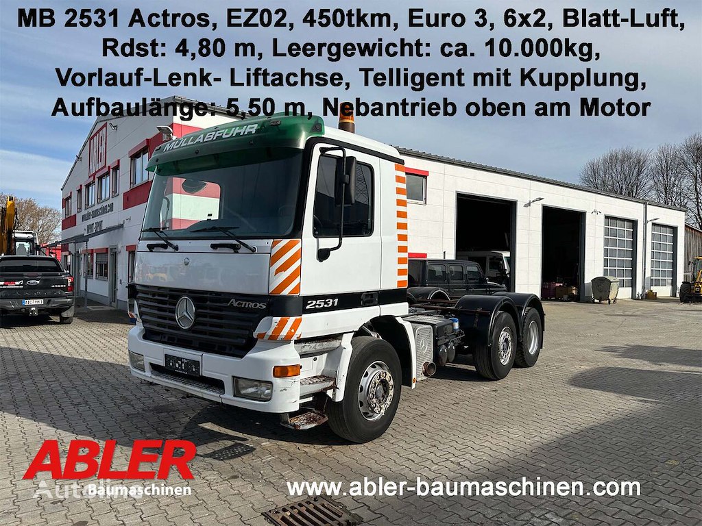 Mercedes-Benz Actros MP1 2531 kamion šasija