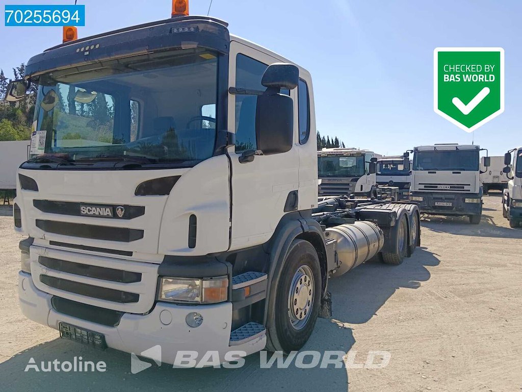 Scania P310 6X2 LNG Hiab XR21Z61 Retarder Lift+Lenkachse EEV kamion rol kiper