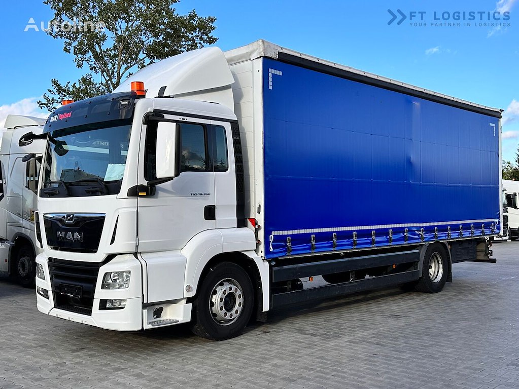 MAN TGX 18.360 4X2 LL / Mileage 202,142 KM! / 20 PALLETS / PAYLOAD 8 kamion sa klizna zavesa cerada