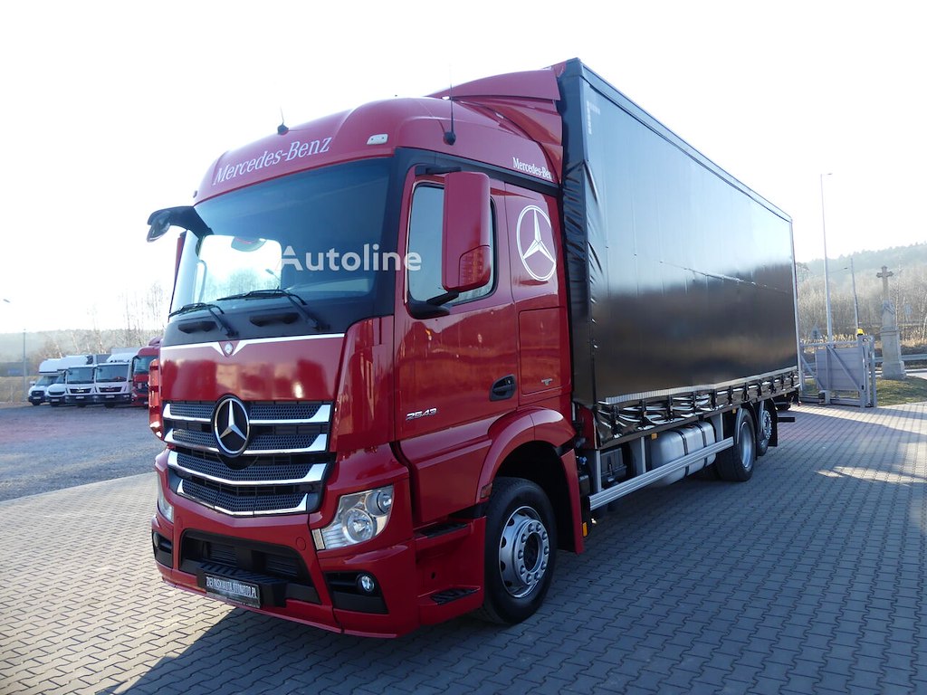 Mercedes-Benz ACTROS 2543 / 6x2 / FIRANKA 8.20m / EURO 6 / DACH REGULOWANY / kamion sa klizna zavesa cerada