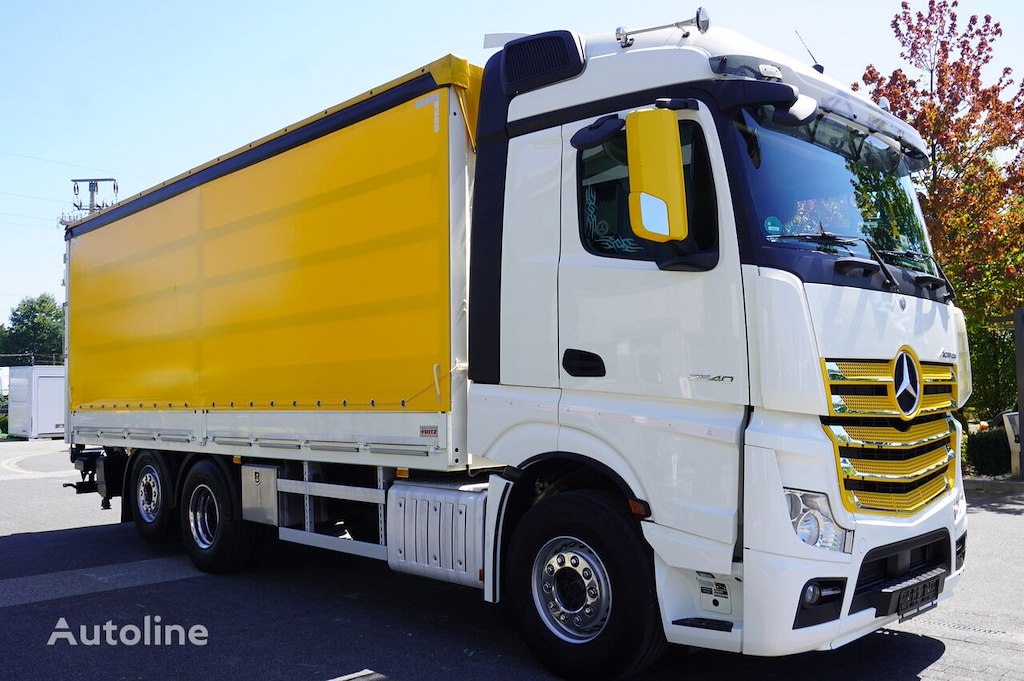 Mercedes-Benz Actros 2540 E6 / 18 pallet dropside / tail lift cap. 2t / 330 t kamion sa klizna zavesa cerada