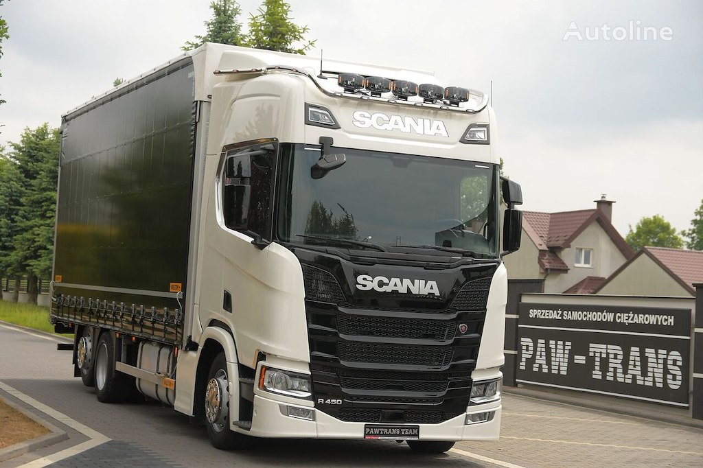 Scania R450 kamion sa klizna zavesa cerada