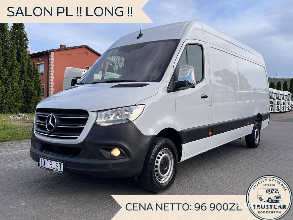 Mercedes-Benz SPRINTER 316 LONG / SALON POLSKA / BEZWYPADKOWY kamion furgon < 3.5t