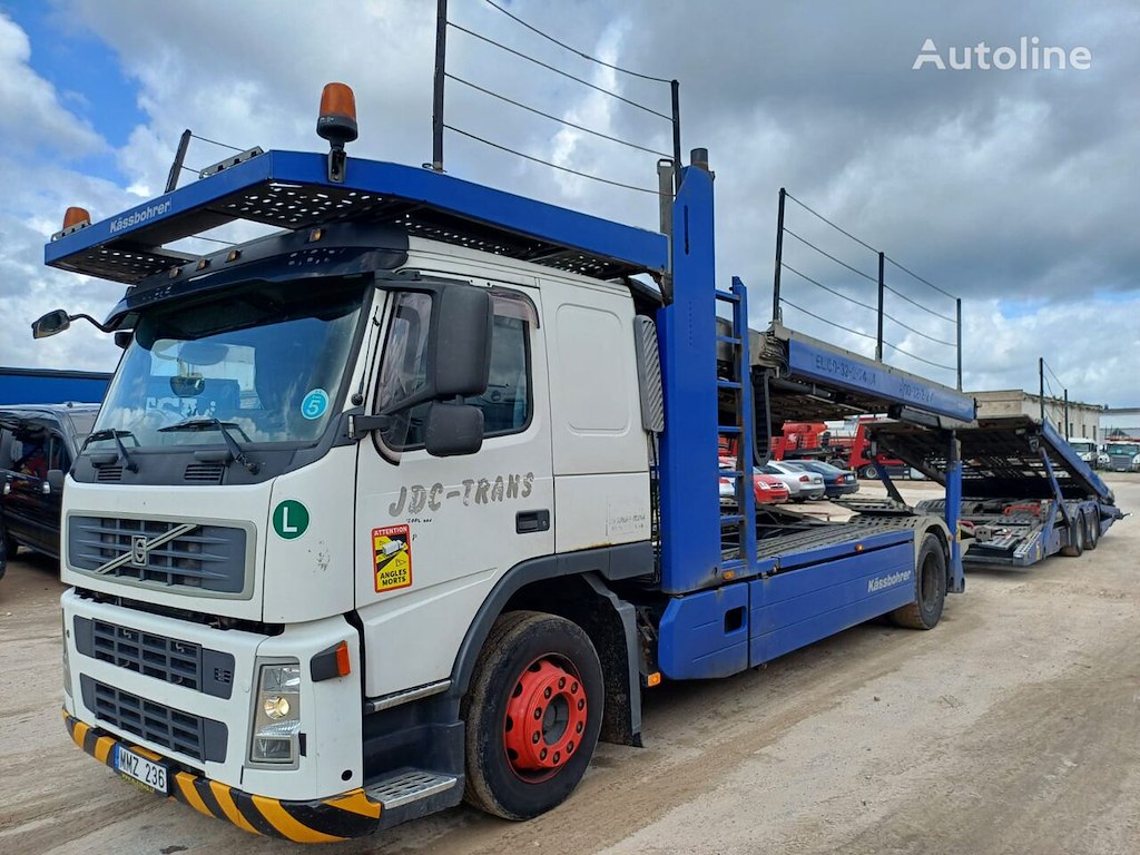 Volvo +Kassbohrer 2008 autotransporter + prikolica autotransportera