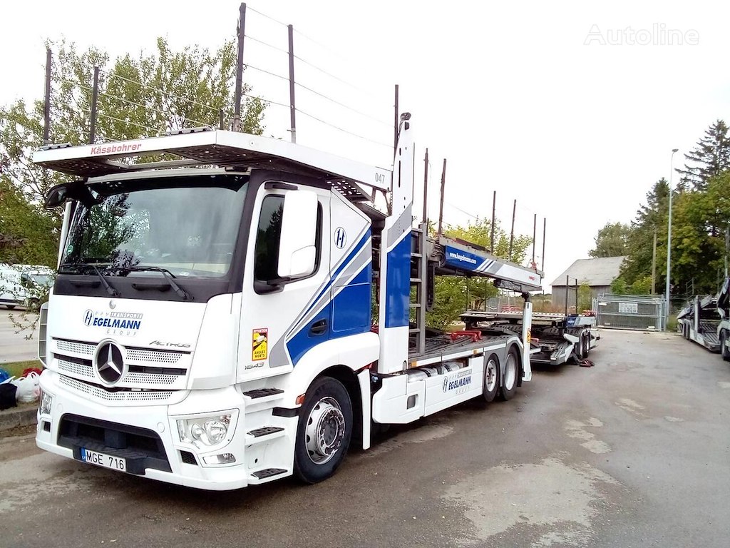 Mercedes-Benz Metago Pro autotransporter + prikolica autotransportera