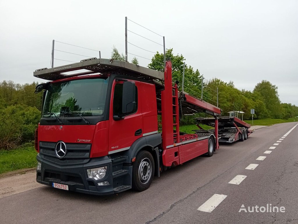 Novi Mercedes-Benz Actros autotransporter + prikolica autotransportera