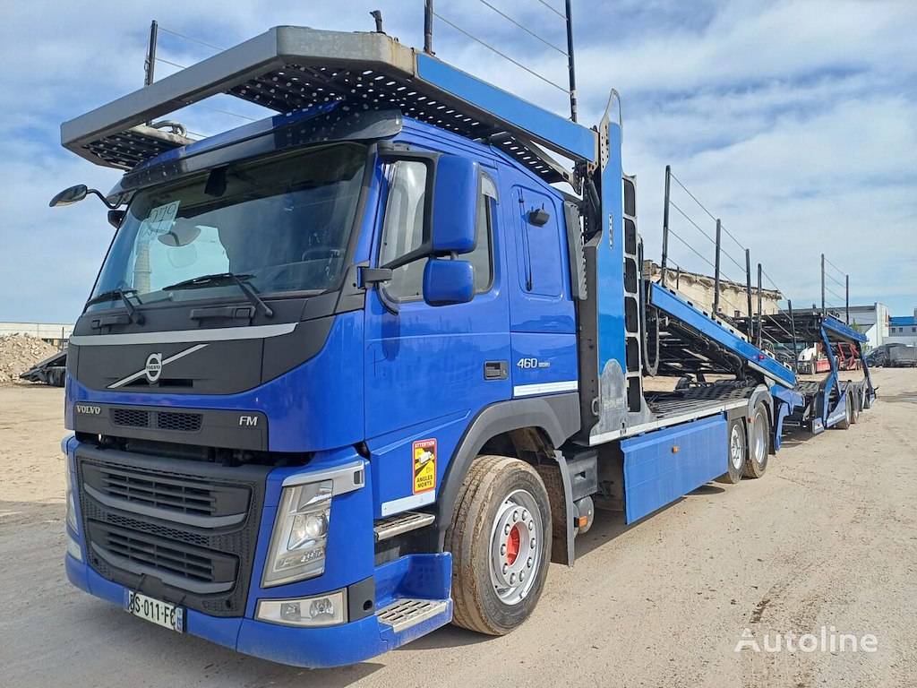 Volvo FM460 autotransporter + prikolica autotransportera