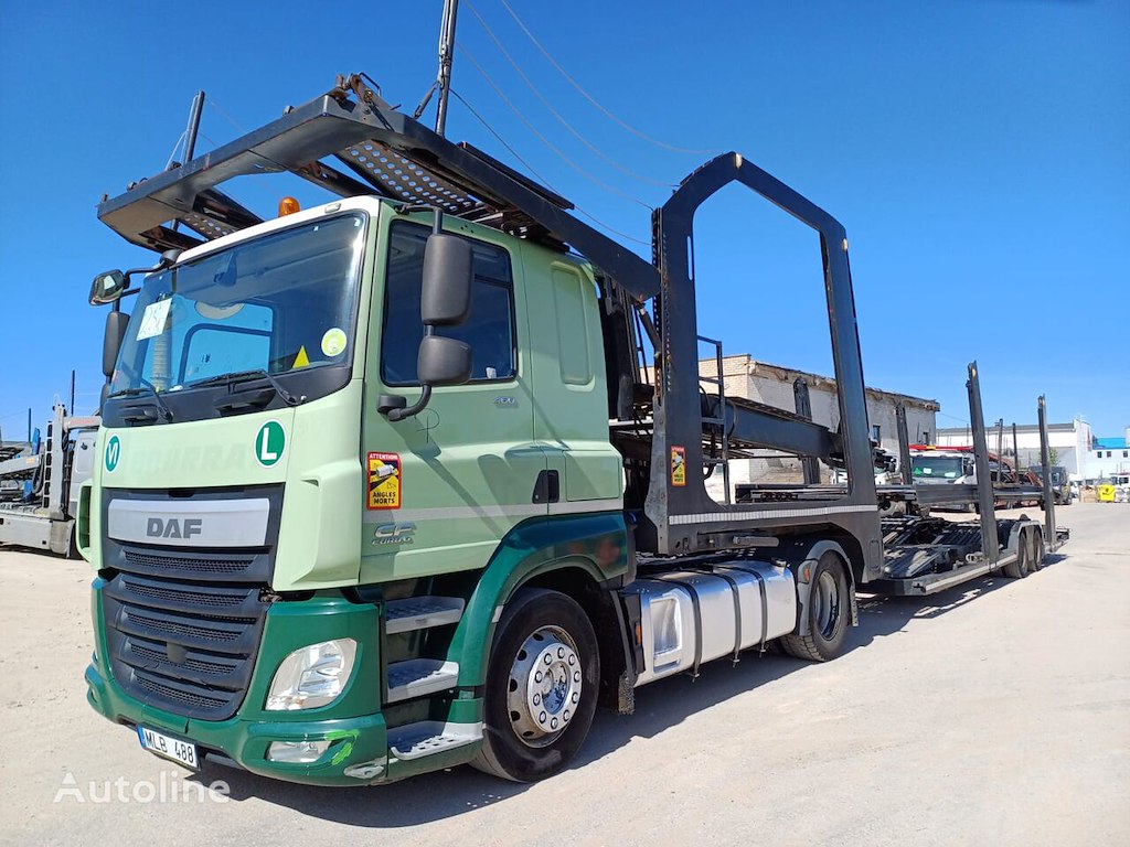 DAF CF460T autotransporter + prikolica autotransportera