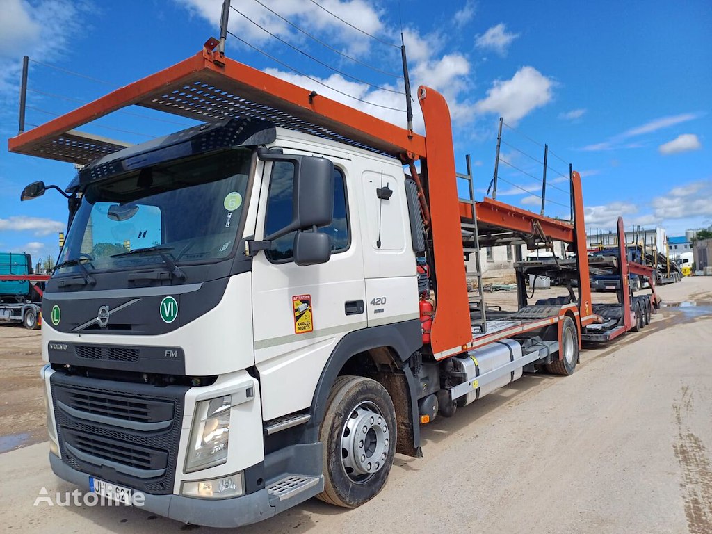 Volvo autotransporter + prikolica autotransportera