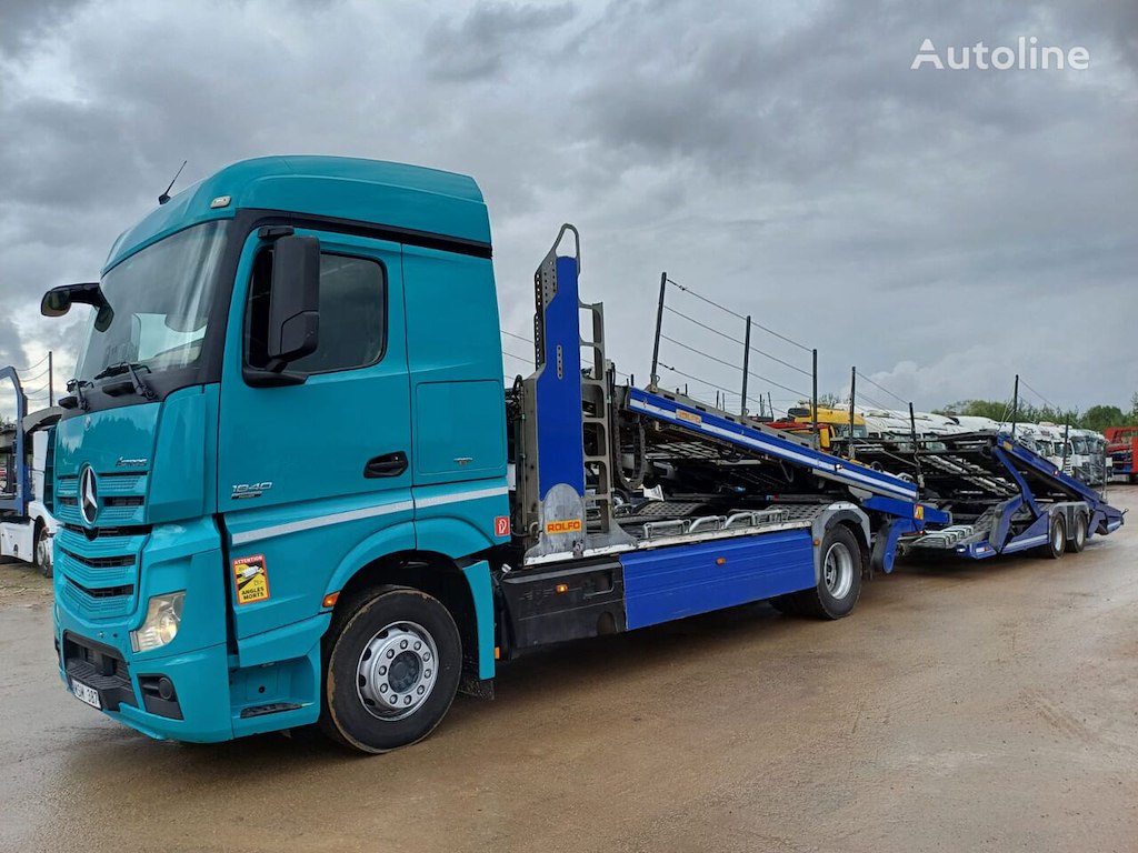 Mercedes-Benz autotransporter + prikolica autotransportera