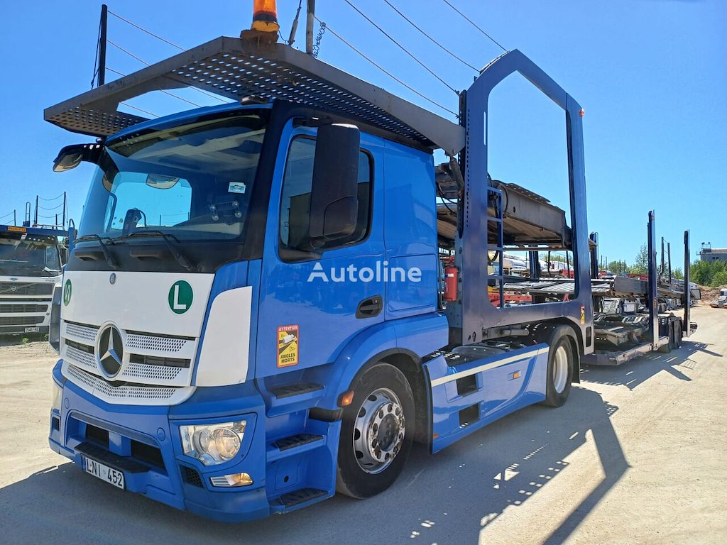 Mercedes-Benz autotransporter + prikolica autotransportera