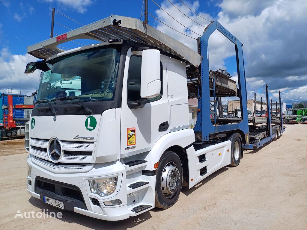 Mercedes-Benz autotransporter + prikolica autotransportera